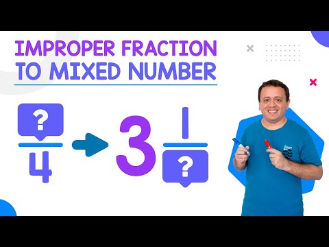 Converting improper fractions to mixed numbers - Hugemath