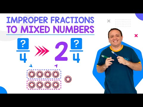 Converting improper fractions to mixed numbers - Hugemath