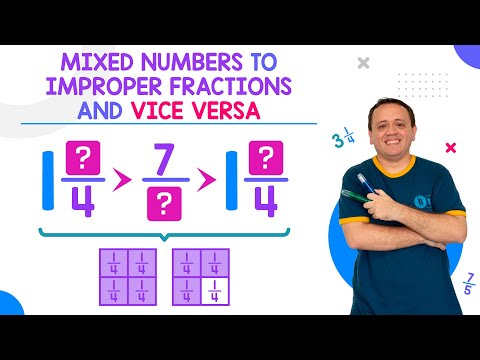 Converting mixed numbers to improper fractions and vice versa - Hugemath