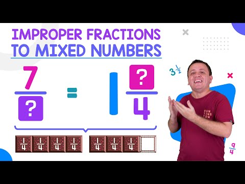 Converting improper fractions to mixed numbers - Hugemath
