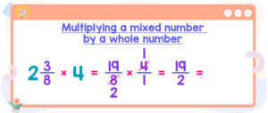 Multiplying a mixed number by a whole number - Hugemath